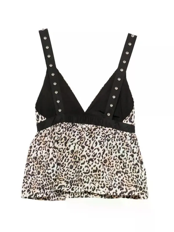 Liu Jo Studded V-neck Top