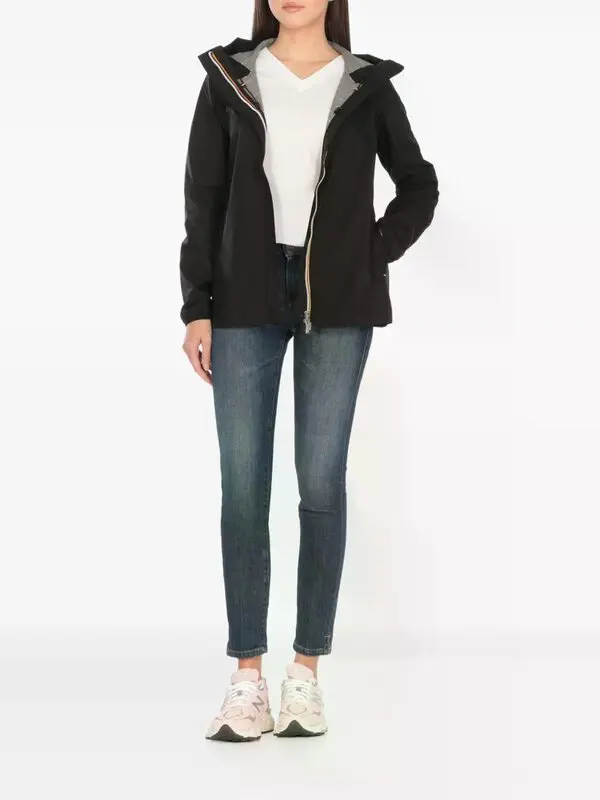 K-WAY Marguerite Hooded Zip-front Jacket