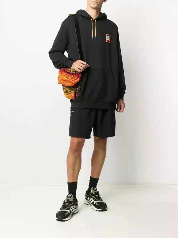 Adidas Logo Patch Drawstring Hoodie