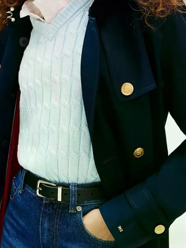 Tommy Hilfiger Belted Button Coat