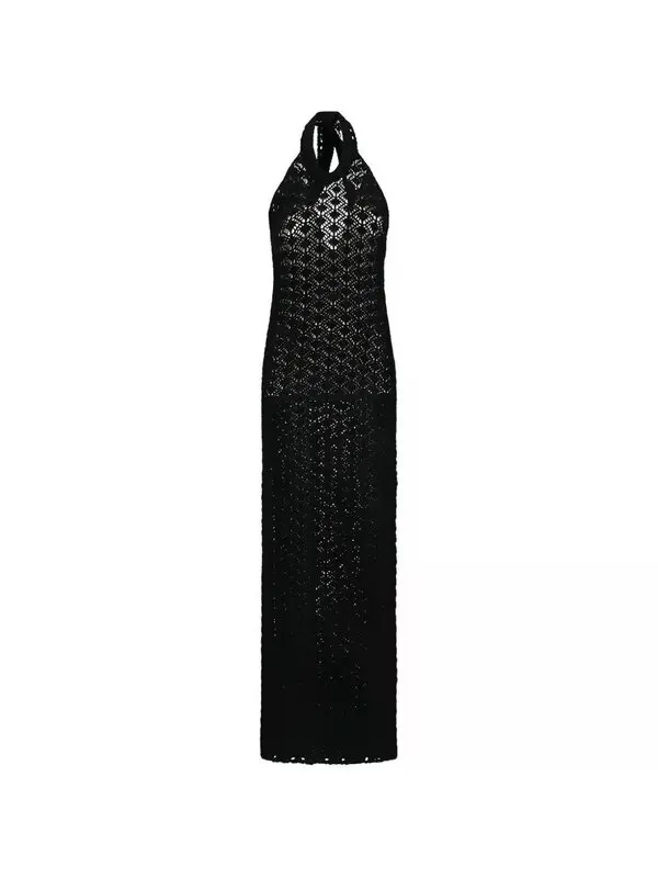 Blumarine Halterneck Dress - Black