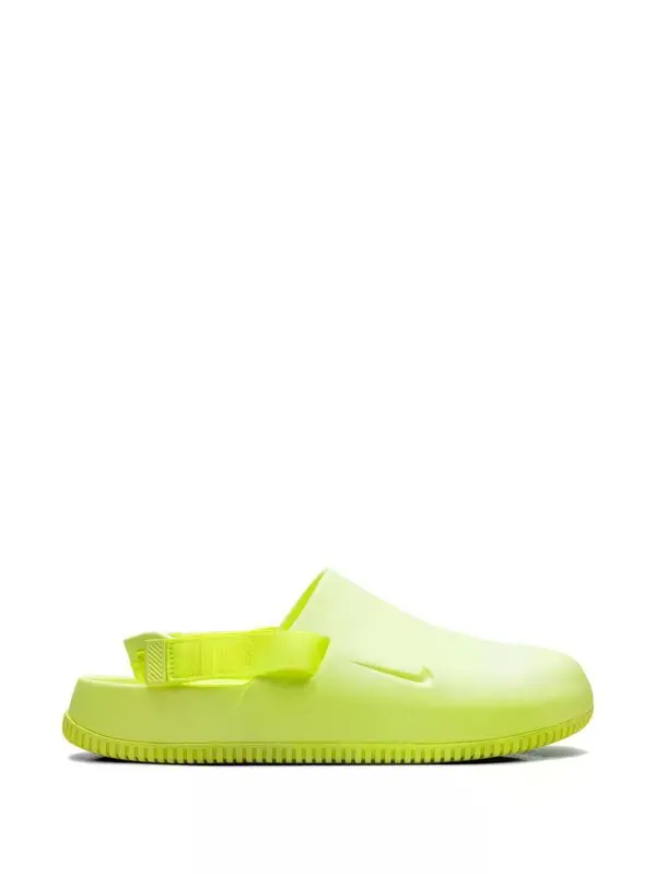 Nike Calm Mules With Strap And Logo