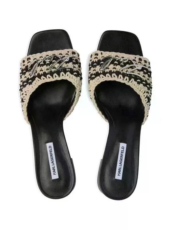 Karl Lagerfeld Plaza Ii Crochet Sandals