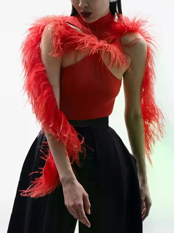 MANURI Dolly Bodysuit - Red