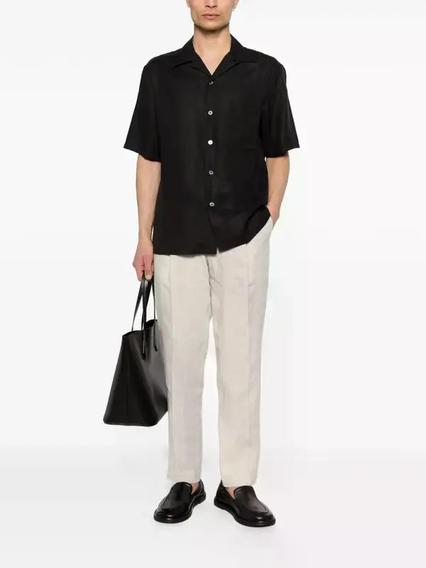Zegna Chest-pocket Shirt - Black