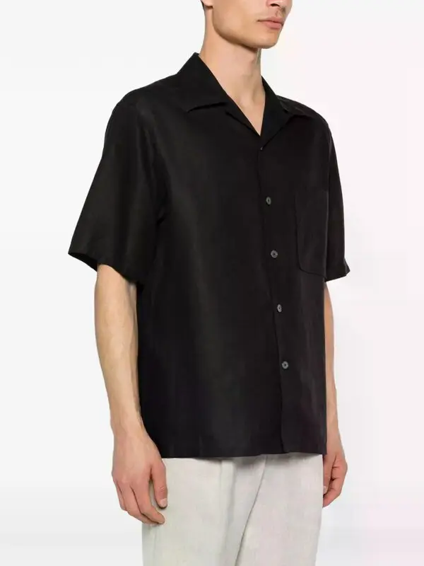 Zegna Chest-pocket Shirt - Black