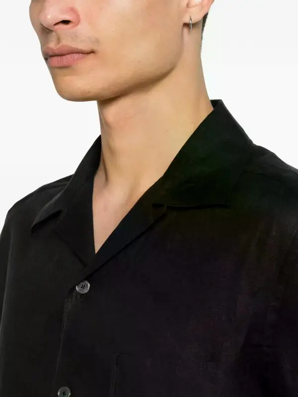 Zegna Chest-pocket Shirt - Black