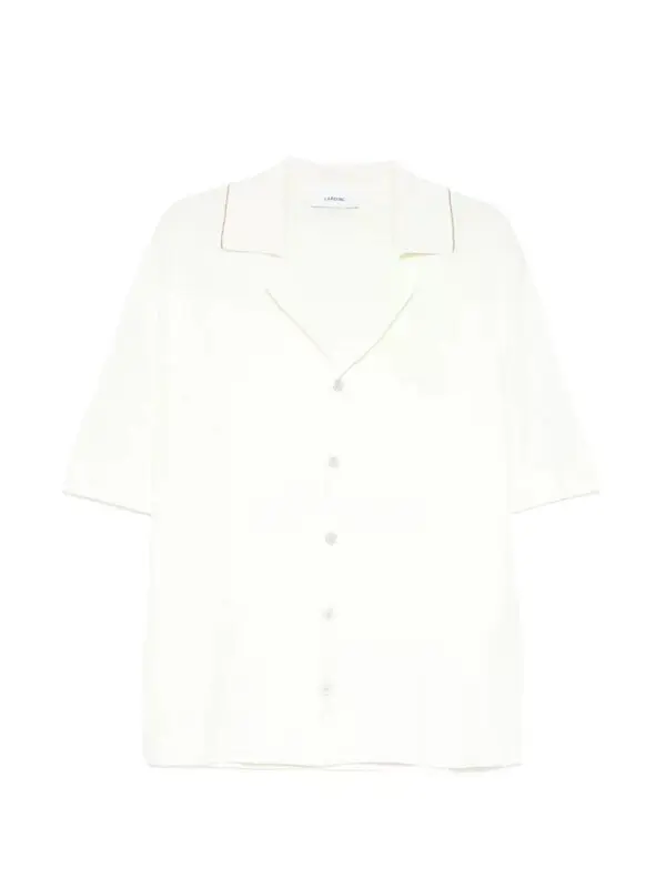 LARDINI Cotton Shirt - Neutrals