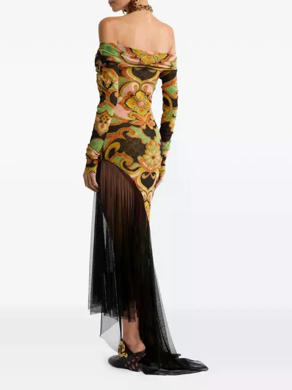 Etro Floral-print Asymmetric Dress