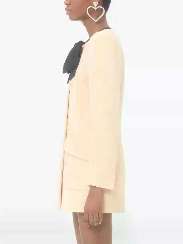 Valentino Garavani Wool Crepe Caban - Neutrals
