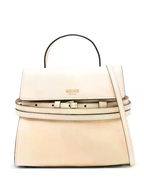 Moschino Tie Me Small Tote Bag - Neutrals