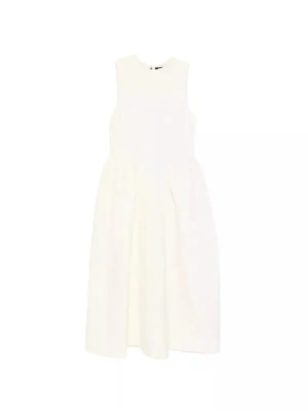 ROTATE BY BIRGER CHRISTENSEN Round-neck Midi Dress