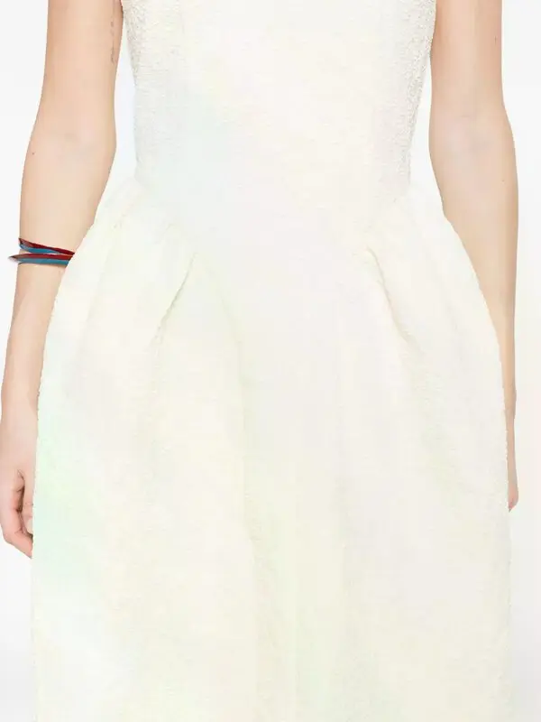 ROTATE BY BIRGER CHRISTENSEN Round-neck Midi Dress