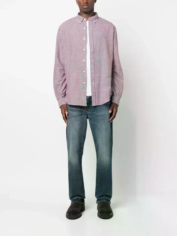Polo Ralph Lauren Logo-embroidered Check-print Shirt - Red