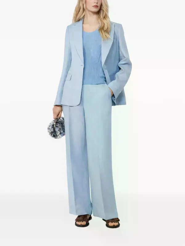 Max Mara Clear Denim Trousers - Blue