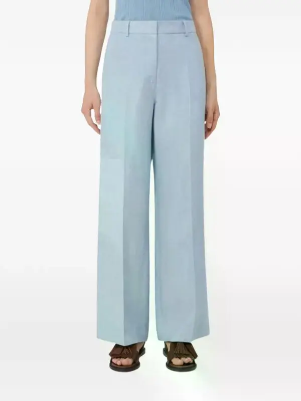 Max Mara Clear Denim Trousers - Blue