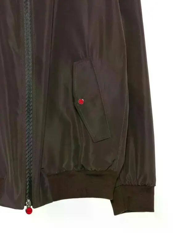 Kiton Zip-fastening Bomber Jacket - Brown