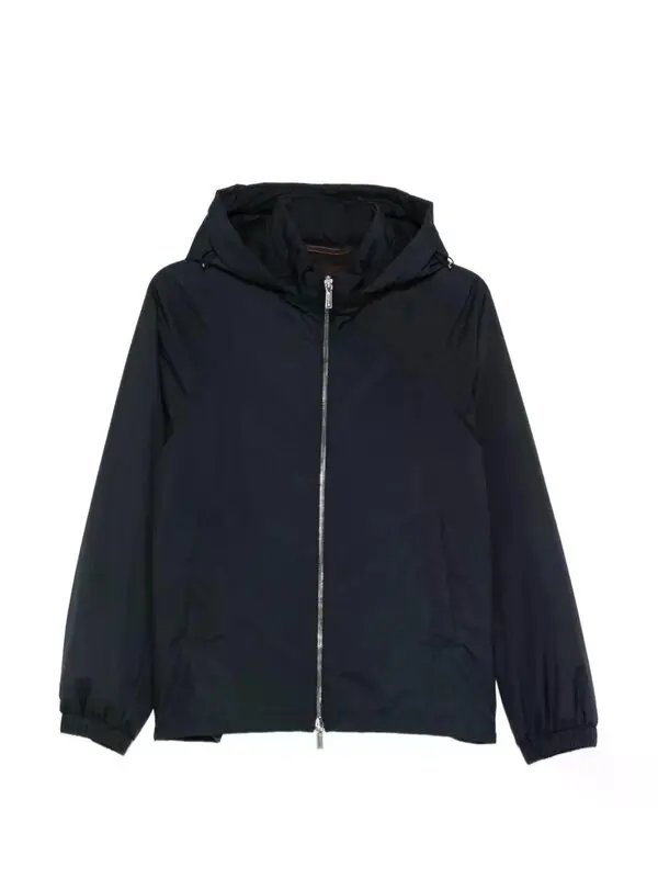 MOORER Zip-up Hooded Jacket