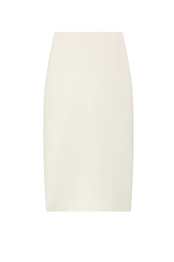 Scanlan Theodore Crepe Knit Pencil Skirt - Cream