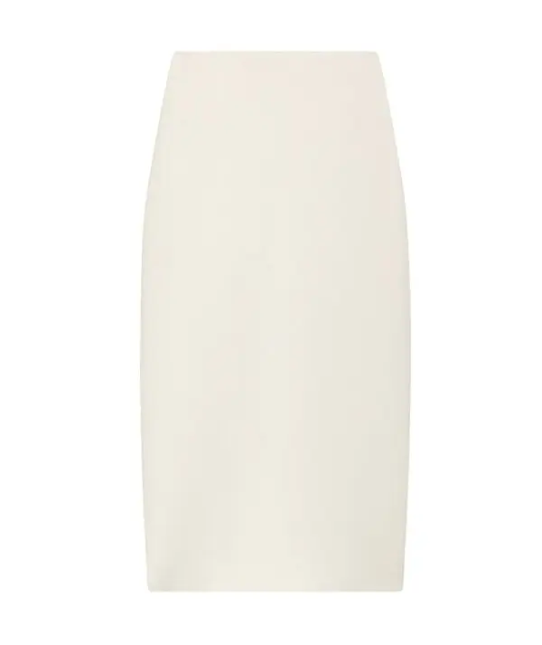 Scanlan Theodore Crepe Knit Pencil Skirt - Cream