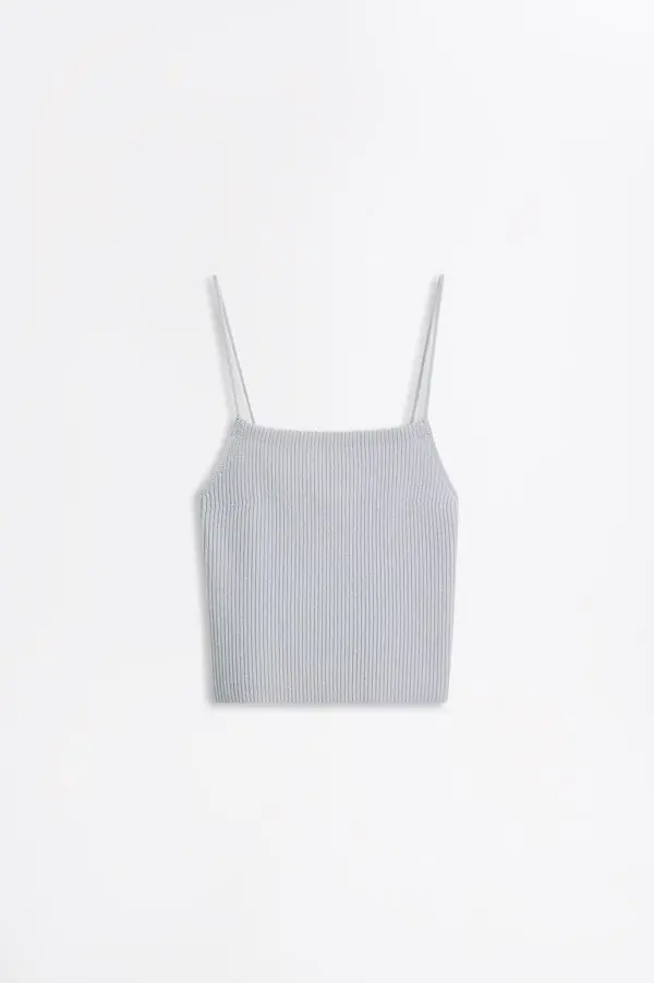 Scanlan Theodore Cashmere Square Neck Camisole - Cloud