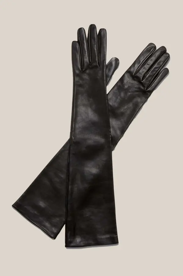 Scanlan Theodore Leather Gloves - Black