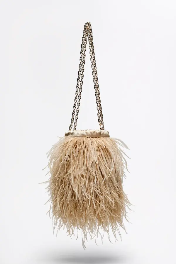 Scanlan Theodore Feather Bucket Bag - Sable