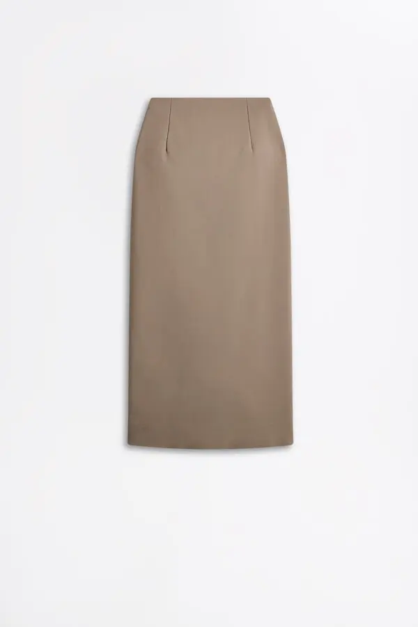 Scanlan Theodore Pencil Skirt - Pale.army