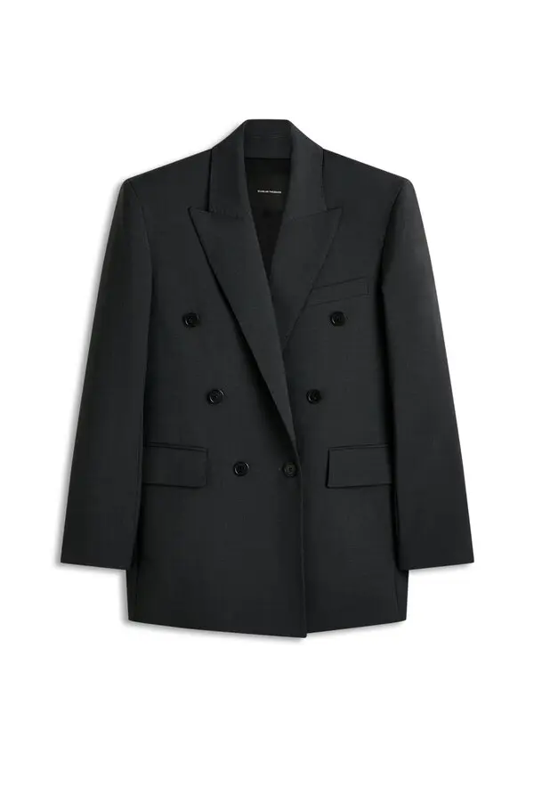 Scanlan Theodore Double Breasted Jacket - Charcoal