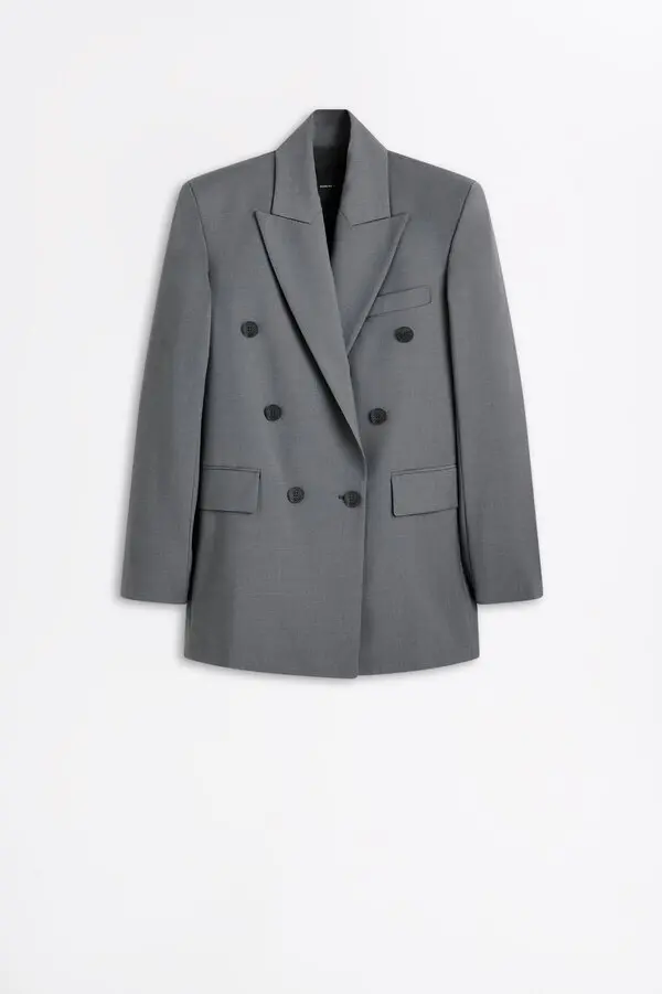Scanlan Theodore Double Breasted Jacket - Grey