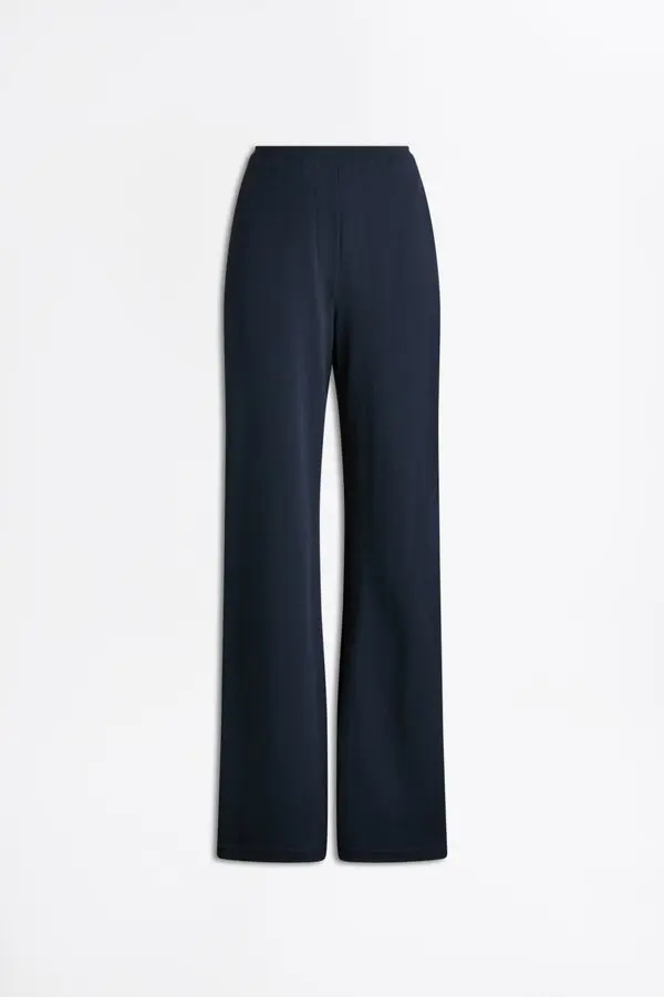 Scanlan Theodore Crepe Knit Soft Trouser - Navy
