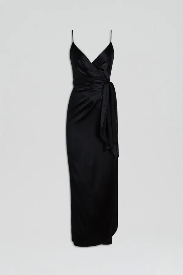 Scanlan Theodore Silk Wrap Dress