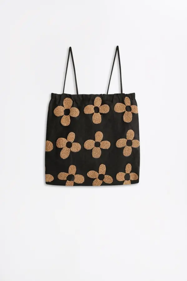 Scanlan Theodore French Couture Floral Top