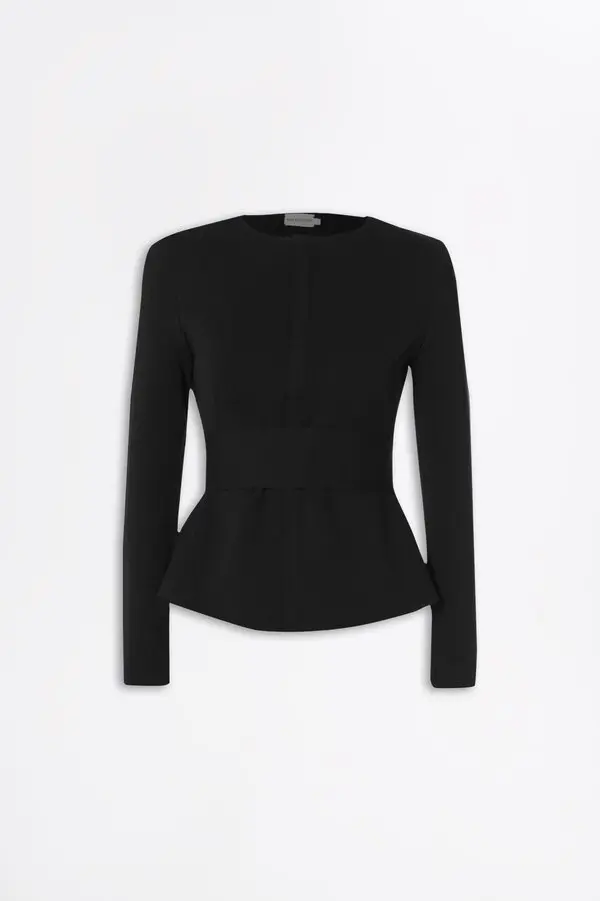 Scanlan Theodore Crepe Knit Jacket - Black