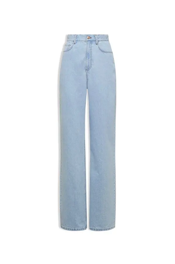 Scanlan Theodore Denim Drape Leg Jean