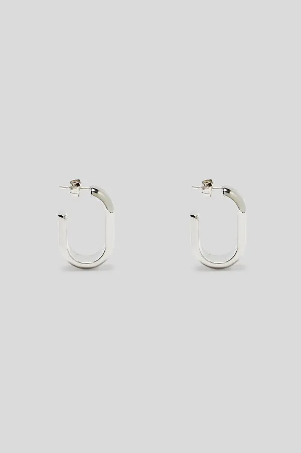 Scanlan Theodore Rolo Hoop Earrings - Silver
