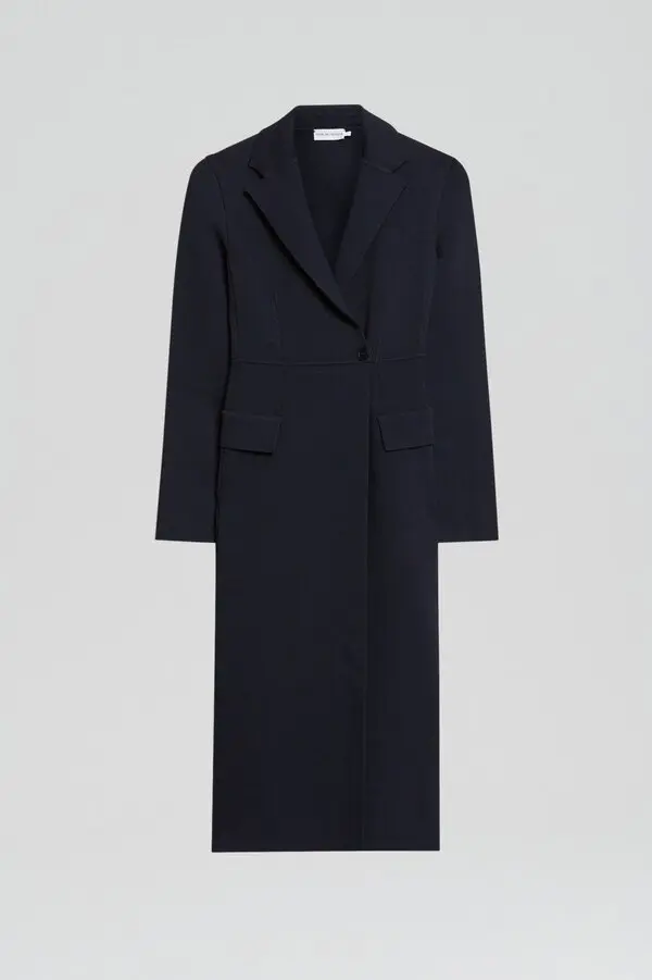 Scanlan Theodore Crepe Knit Tailored Coat