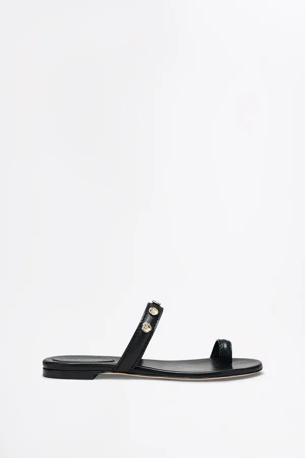 Scanlan Theodore Poppy Flat Sandal - Black