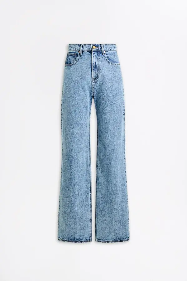 Scanlan Theodore Denim Straight-leg Jeans - Mid.indigo
