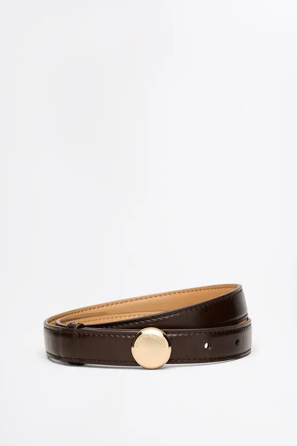 Scanlan Theodore Ilios Leather Belt - Chocolate