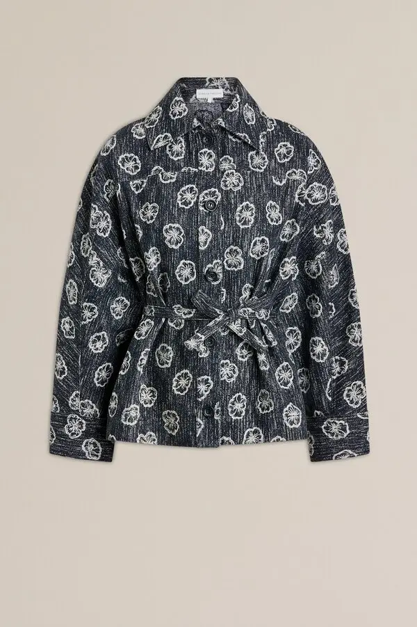 Scanlan Theodore Poppy Weave Cotton Denim Shirt