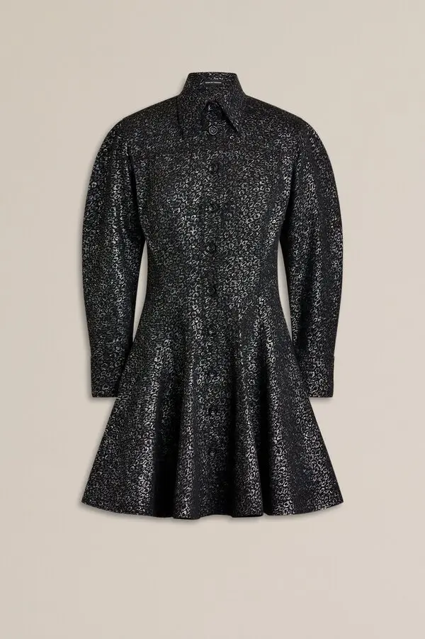 Scanlan Theodore Ocelot Weave Mini Dress