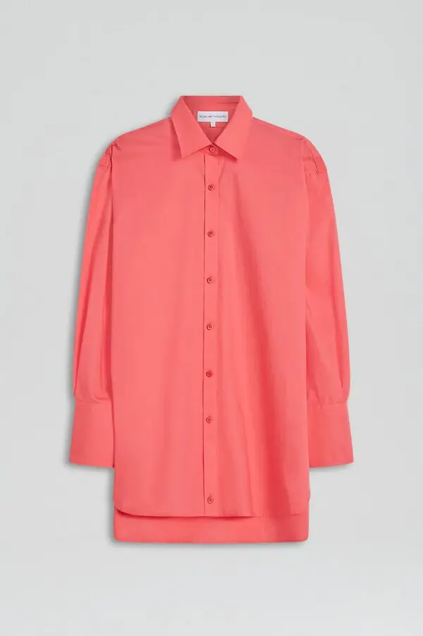 Scanlan Theodore Parachute Cotton Shirt - Melon