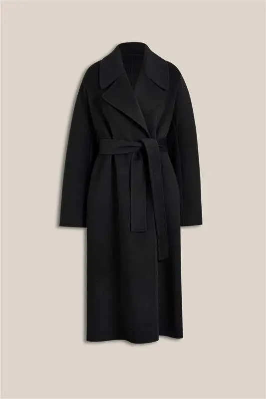 Scanlan Theodore Wool Soft Coat - Black