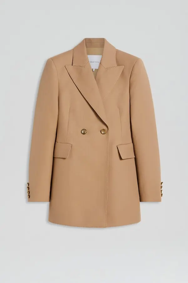 Scanlan Theodore Wool Barathea Two Button Jacket