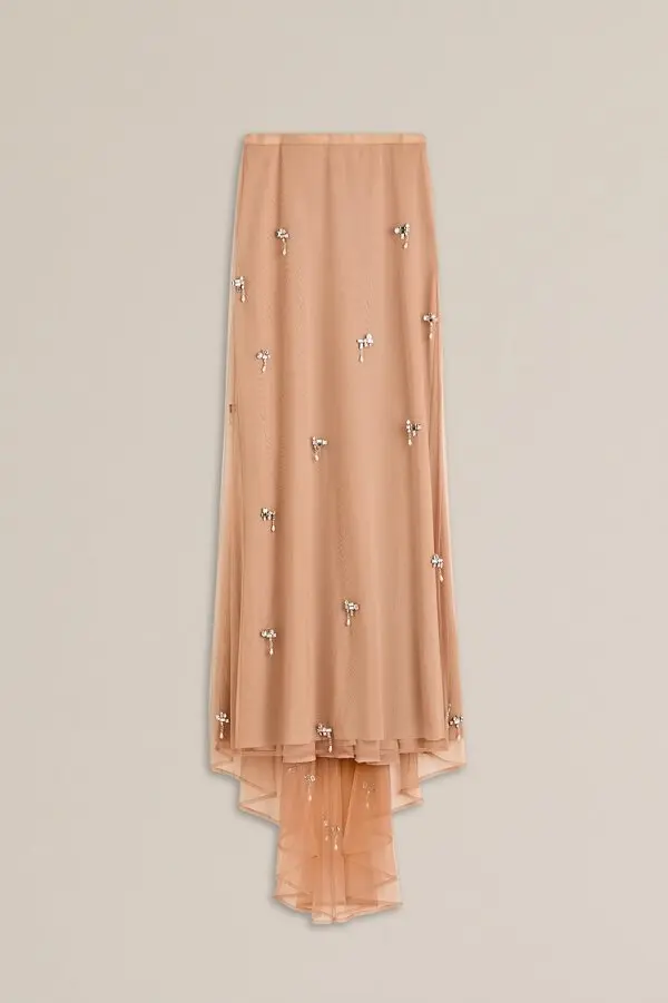 Scanlan Theodore Diamante Tulle Full Length Skirt