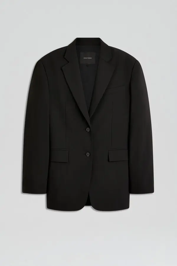 Scanlan Theodore Gotham Oversized Jacket - Black