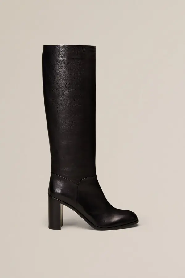 Scanlan Theodore Tailored Leather Knee-high Boots - Black