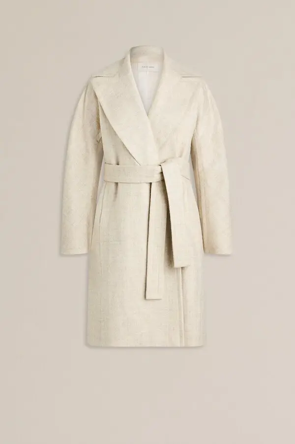 Scanlan Theodore Italian Flannel Coat - Wheat