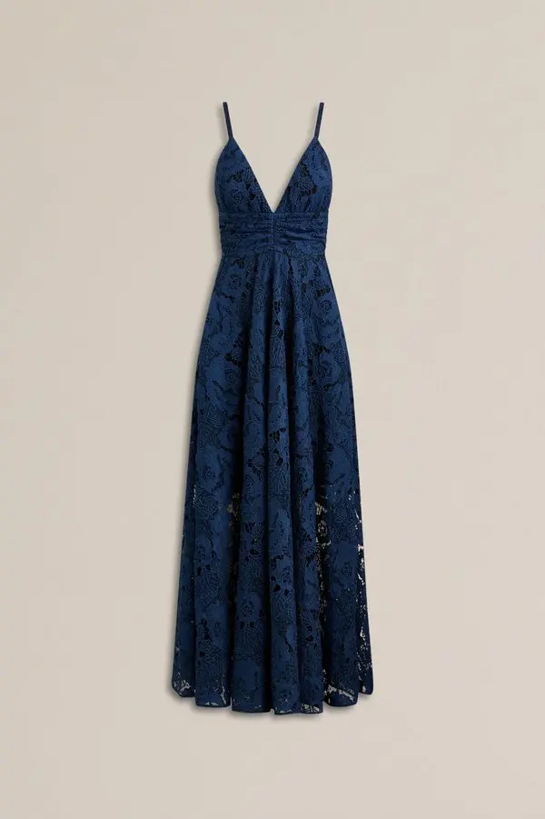 Scanlan Theodore Lace Ankle-length Gown